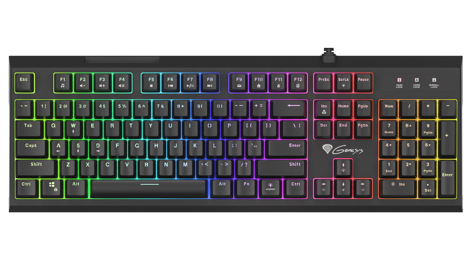 GENESIS tastatura Thor 210 RGB - Cene i akcije