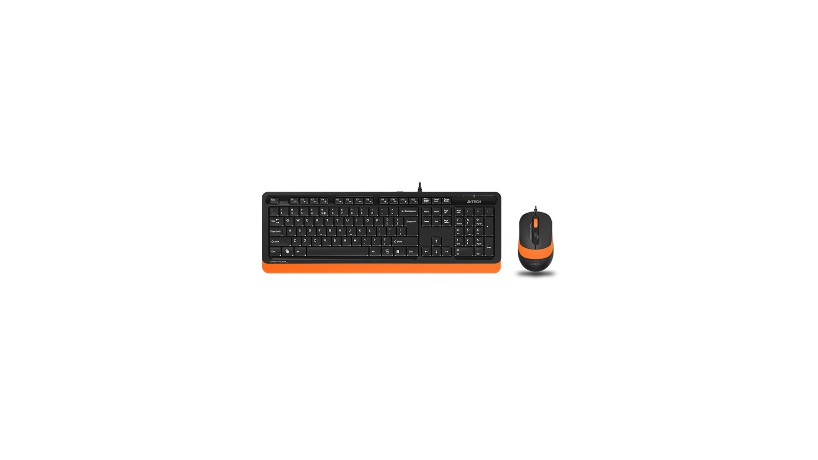 A4 TECH set miš i tastatura Fstyler F1010 narandžasti EN(US) - Cene i ...