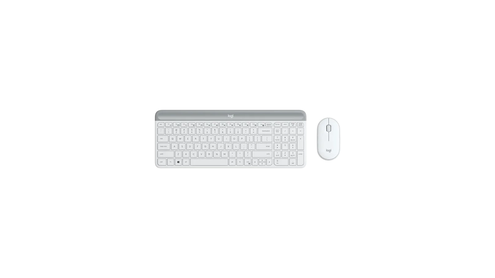 LOGITECH set bežični miš i tastatura MK470 Slim beli EN(US) - Cene i akcije