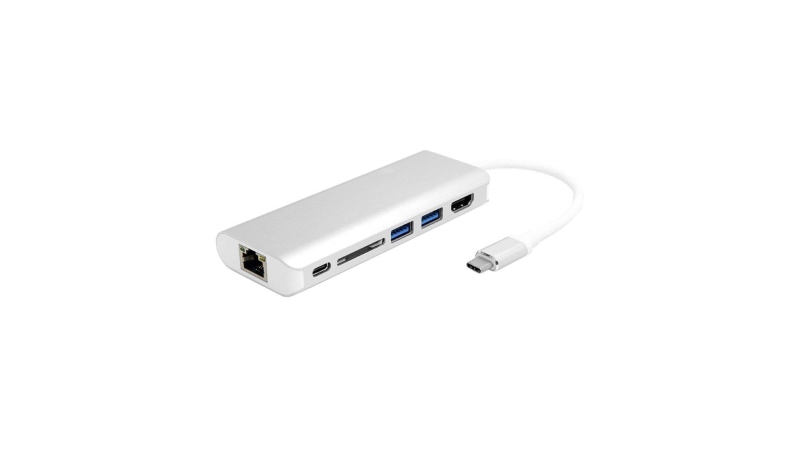 FAST ASIA konverter USB-C 3.0 (m) na 2xUSB 3.0/HDMI/RJ45/USB-C (ž/ž/ž/ž ...
