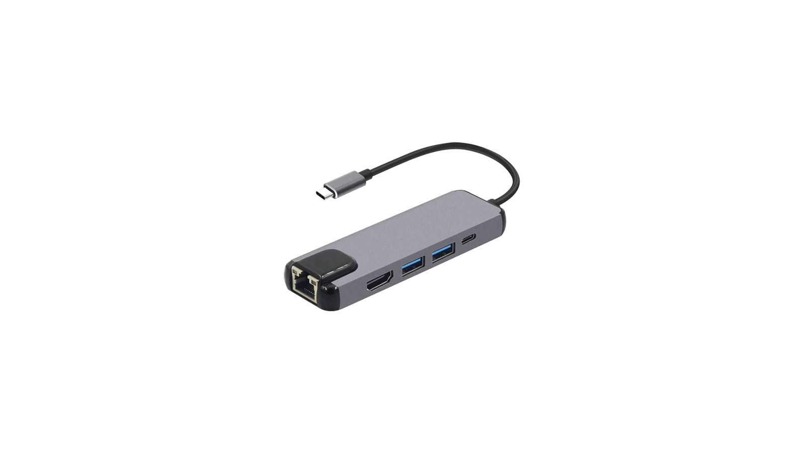FAST ASIA konverter USB-C (m) na HDMI/2xUSB 3.0/USB-C/RJ-45 (ž/ž/ž/ž ...
