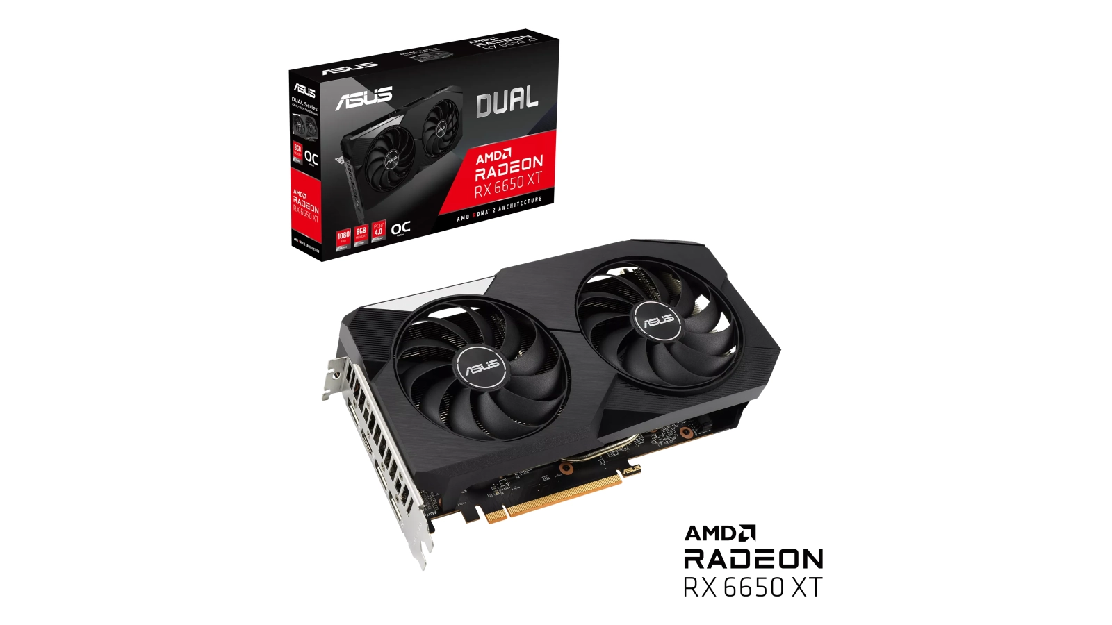 ASUS AMD Radeon RX 6650 XT DUAL OC Edition 8GB GDDR6 128-bit grafička ...