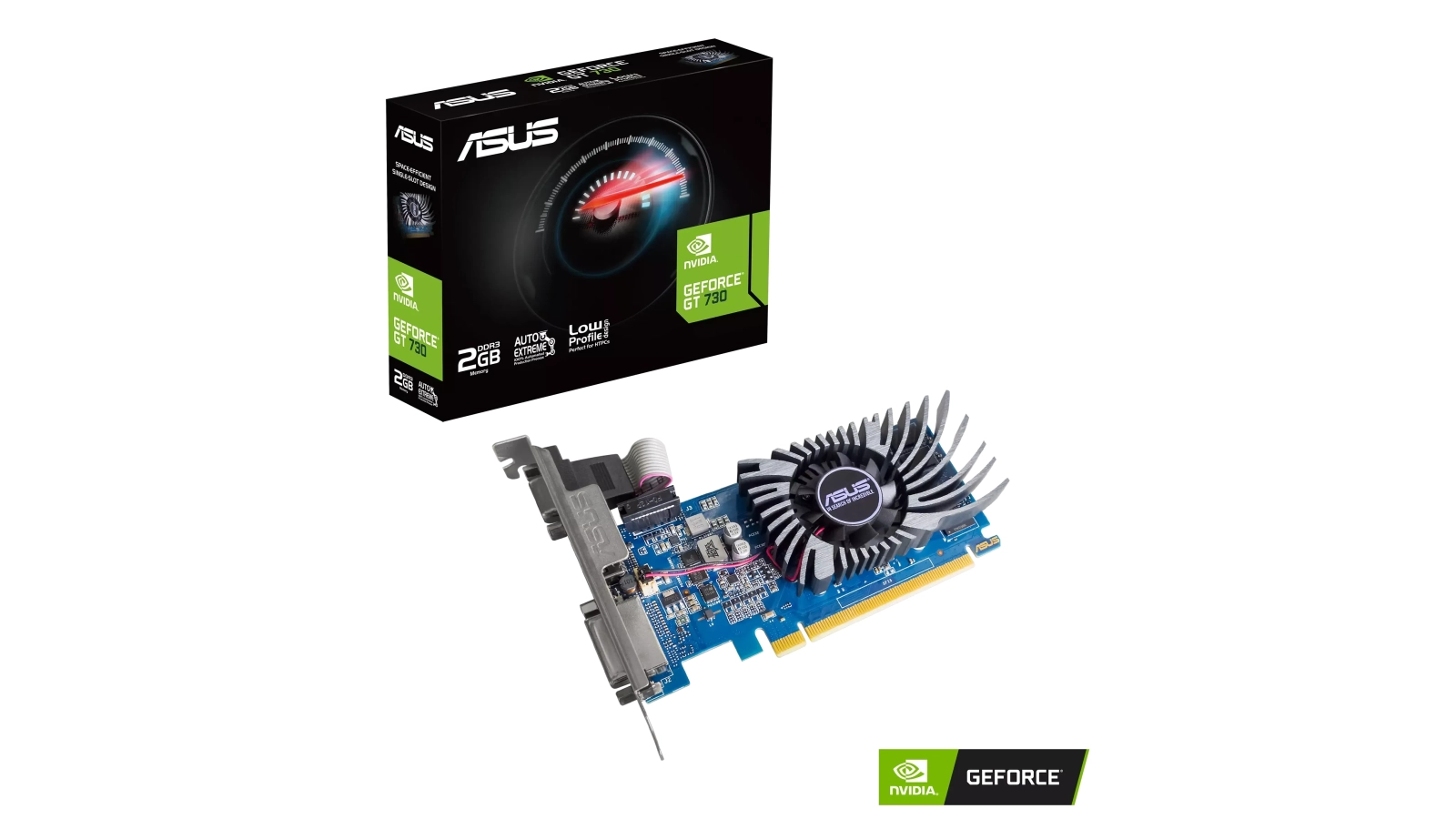 ASUS nVidia GeForce GT 730 2GB GDDR3 64-bit grafička kartica - Cene i ...