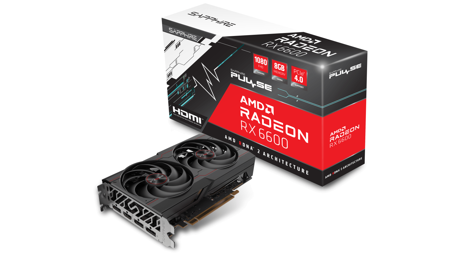 SAPPHIRE AMD Radeon RX 6600 PULSE 8GB GDDR6 128-bit grafička kartica ...