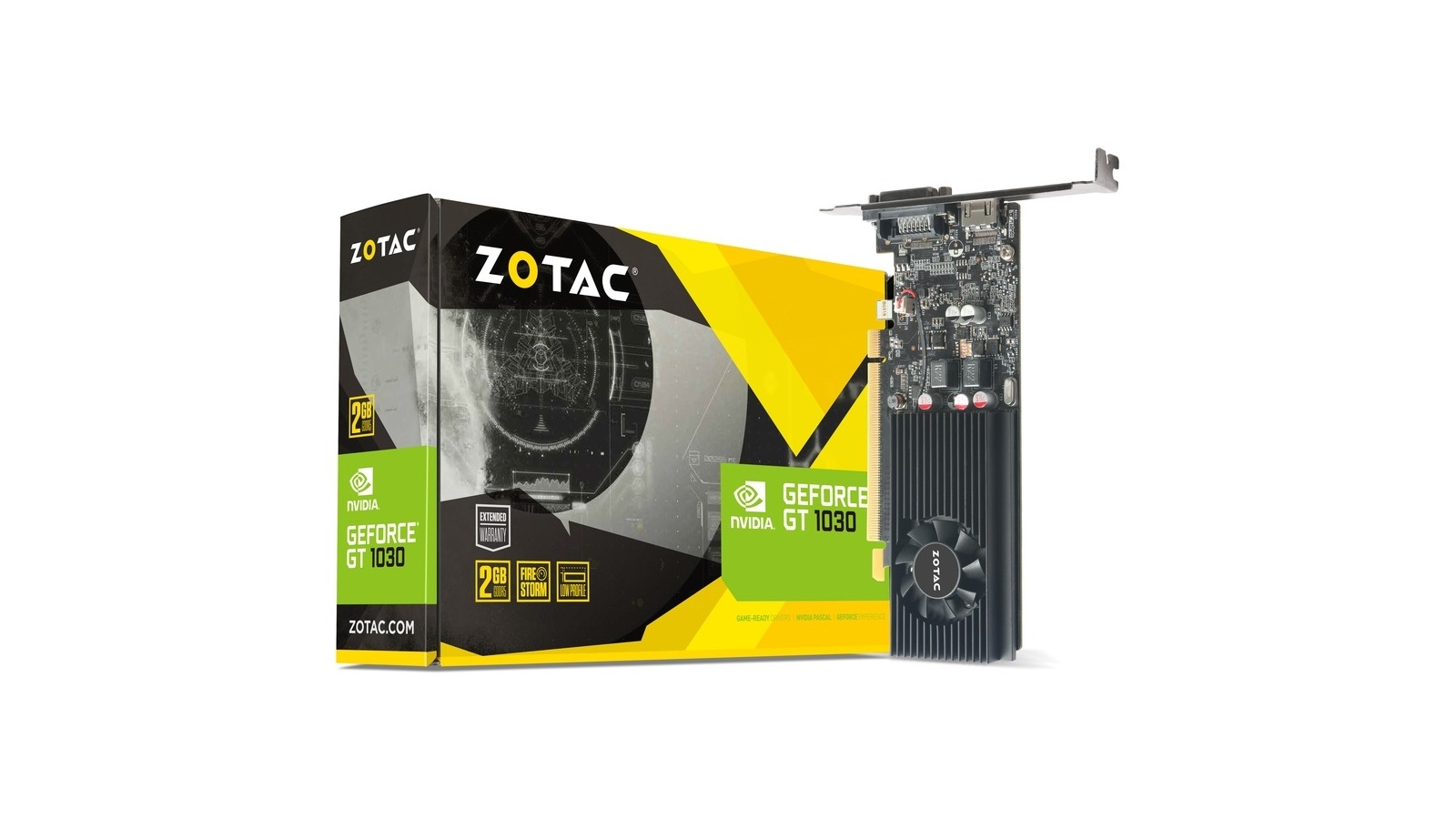 Zotac Nvidia Geforce Gt 1030 Low Profile 2gb Gddr5 64 Bit Grafička