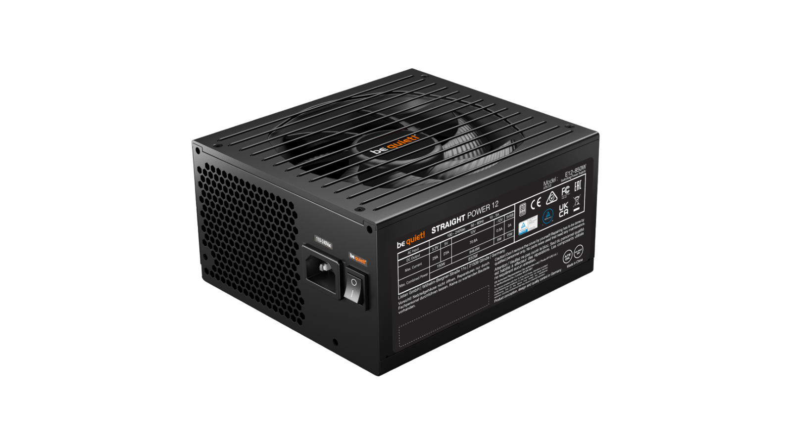 Be Quiet napajanje Straight Power 12 850W - Cene i akcije