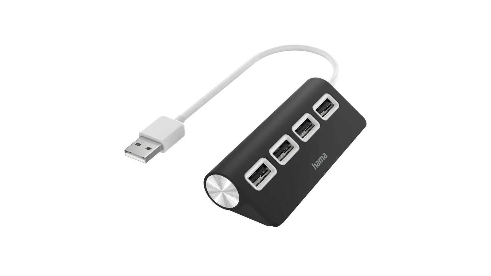 HAMA USB Hub 4-in-1 USB 2.0 crno-beli - Cene i akcije