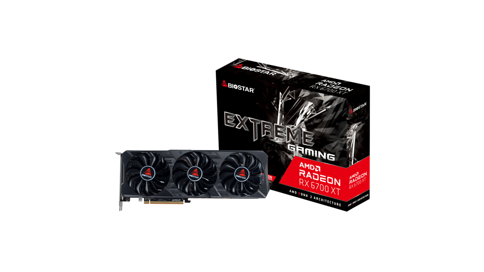 BIOSTAR AMD Radeon RX 6700 XT (VA67T6TML9) 12GB GDDR6 192-bit grafička ...