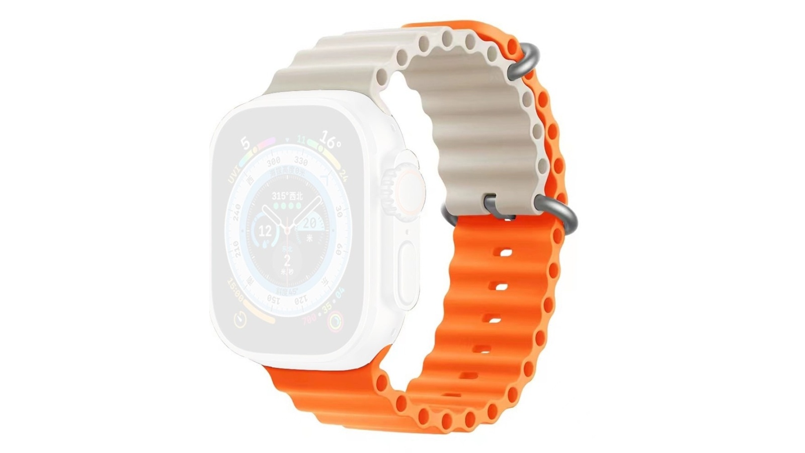 MOYE Kronos 4 44/45/49mm Orange/Starlight narukvica za pametni sat - Cene i akcije