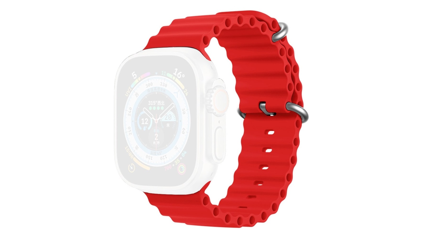 MOYE Kronos 4 44/45/49mm Red narukvica za pametni sat - Cene i akcije