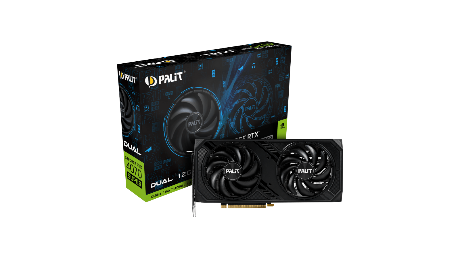 PALIT nVidia GeForce RTX 4070 SUPER Dual 12GB GDDR6X 192-bit grafička ...