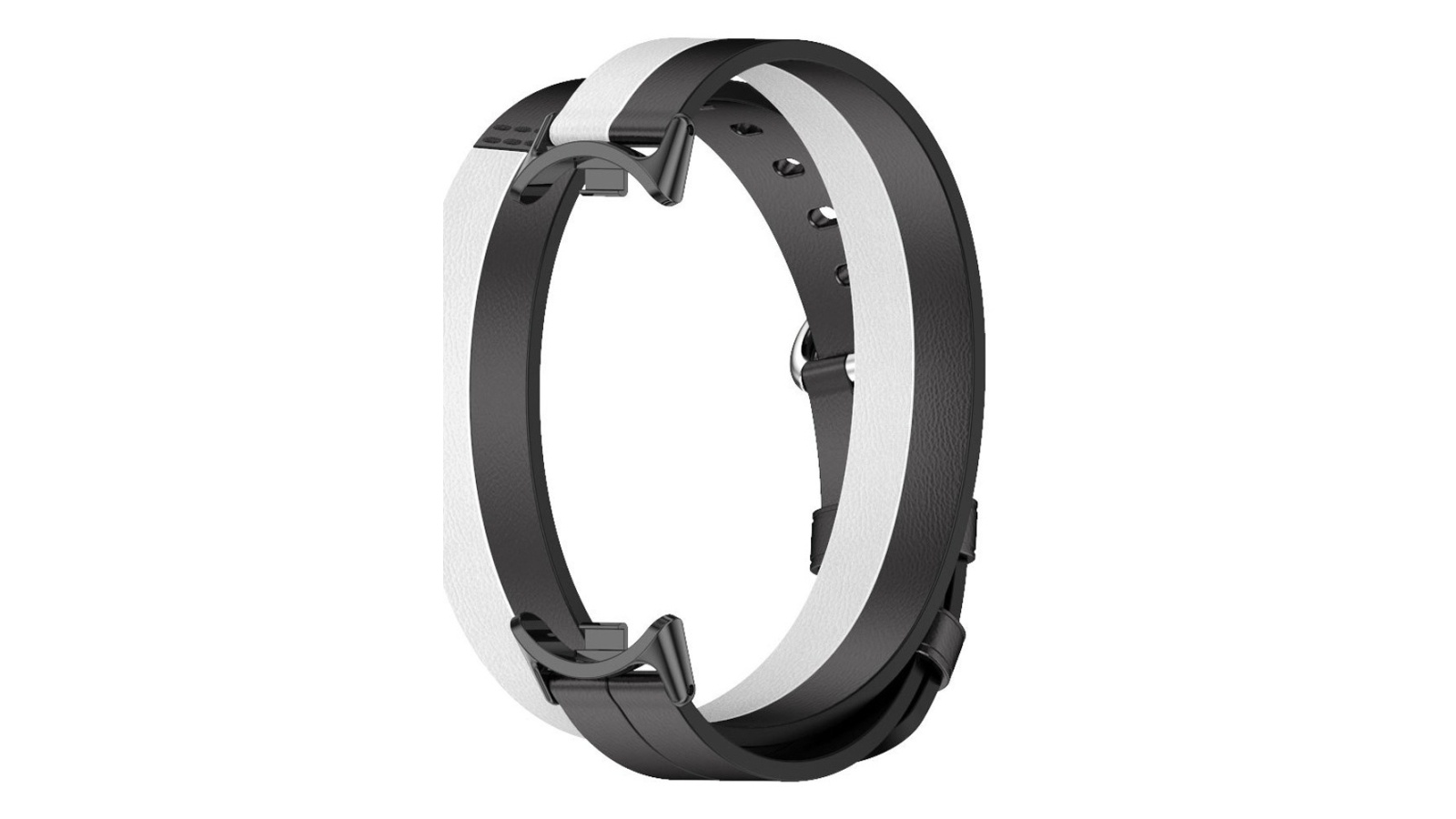 XIAOMI Mi Smart Band 8 Double wrap strap black and white narukvica ...