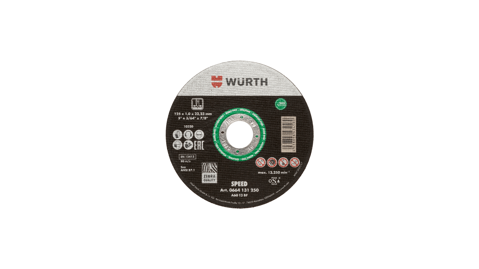 WURTH Zebra Speed 0664131801 rezna ploča - Cene i akcije