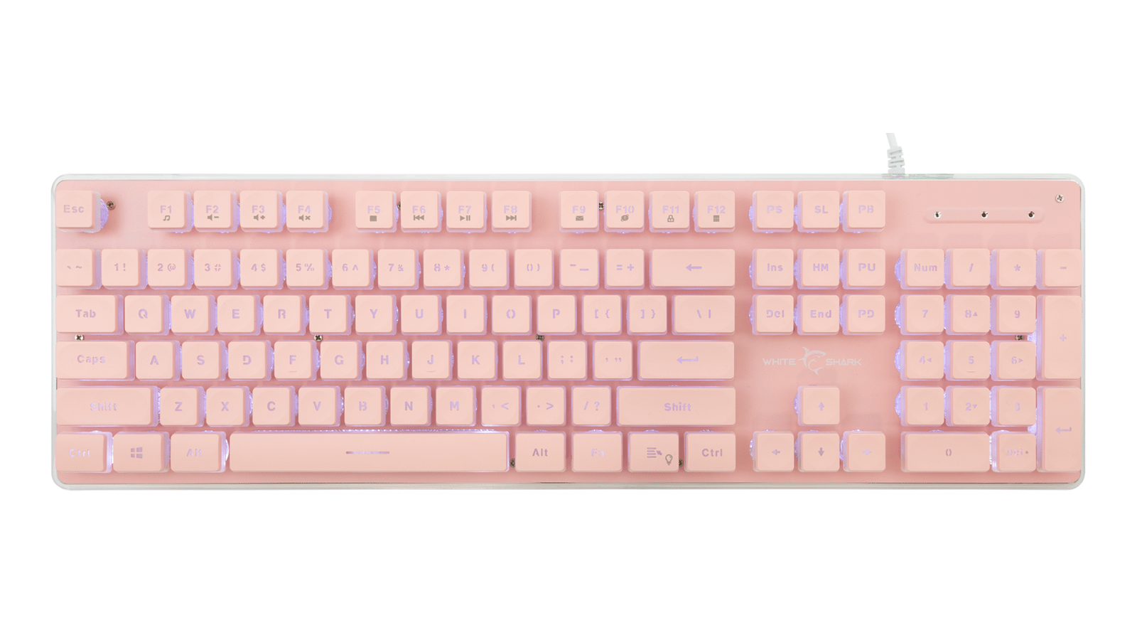 WHITE SHARK tastatura GK-003441 Tachi Pink EN(US) - Cene i akcije