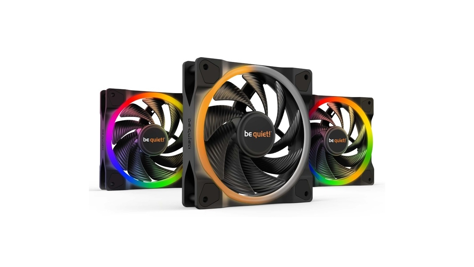 Be Quiet Light Wings 120mm Black PWM Triple Pack BL077 ventilator za PC ...