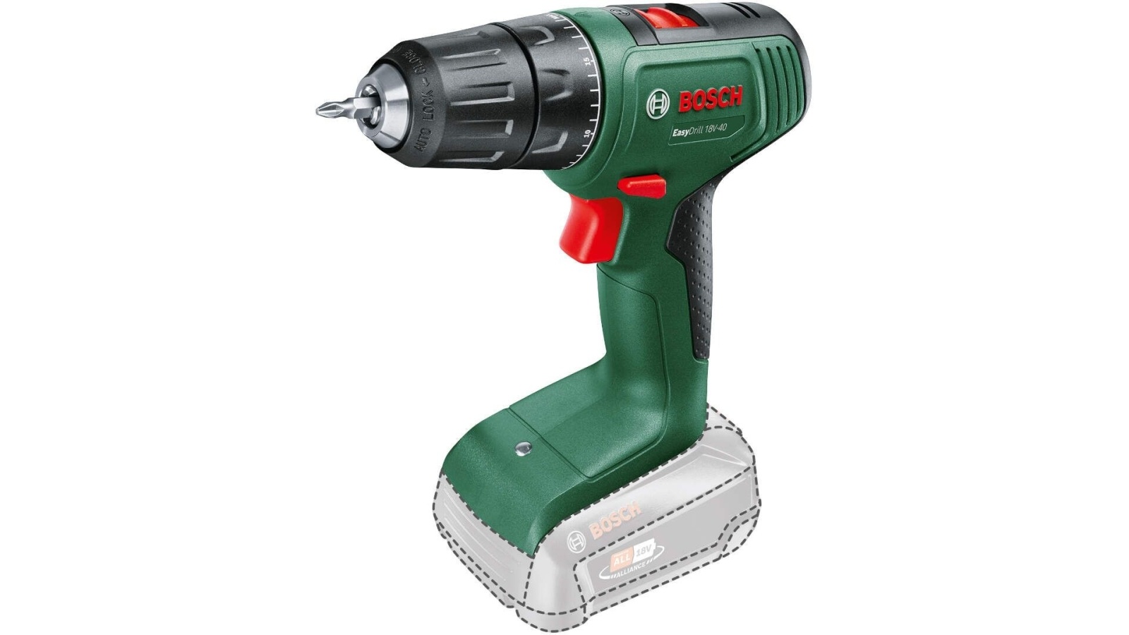 BOSCH Bosch EasyDrill 18V-40 Solo 06039D8000 aku bušilica odvrtač ...