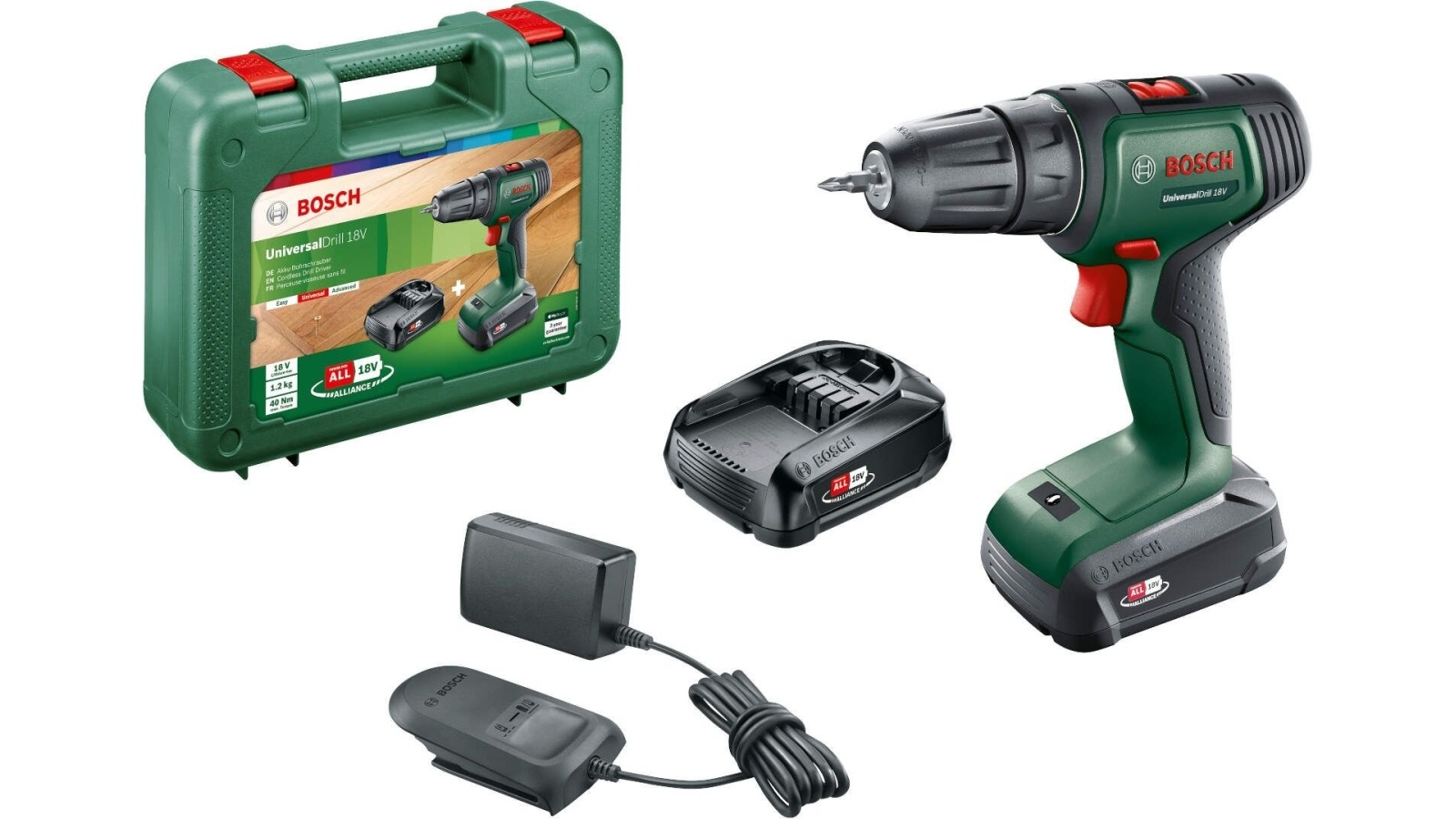 BOSCH UniversalDrill 18V 06039D4002 aku bušilica odvrtač - Cene i akcije
