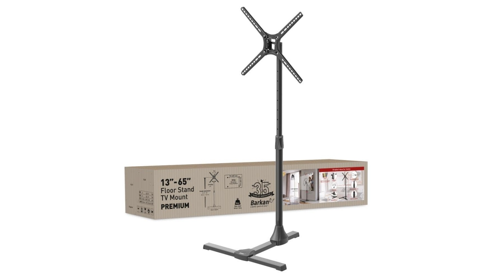 Podni nosač za TV BARKAN FS310T od 13"do 65" - Cene i akcije