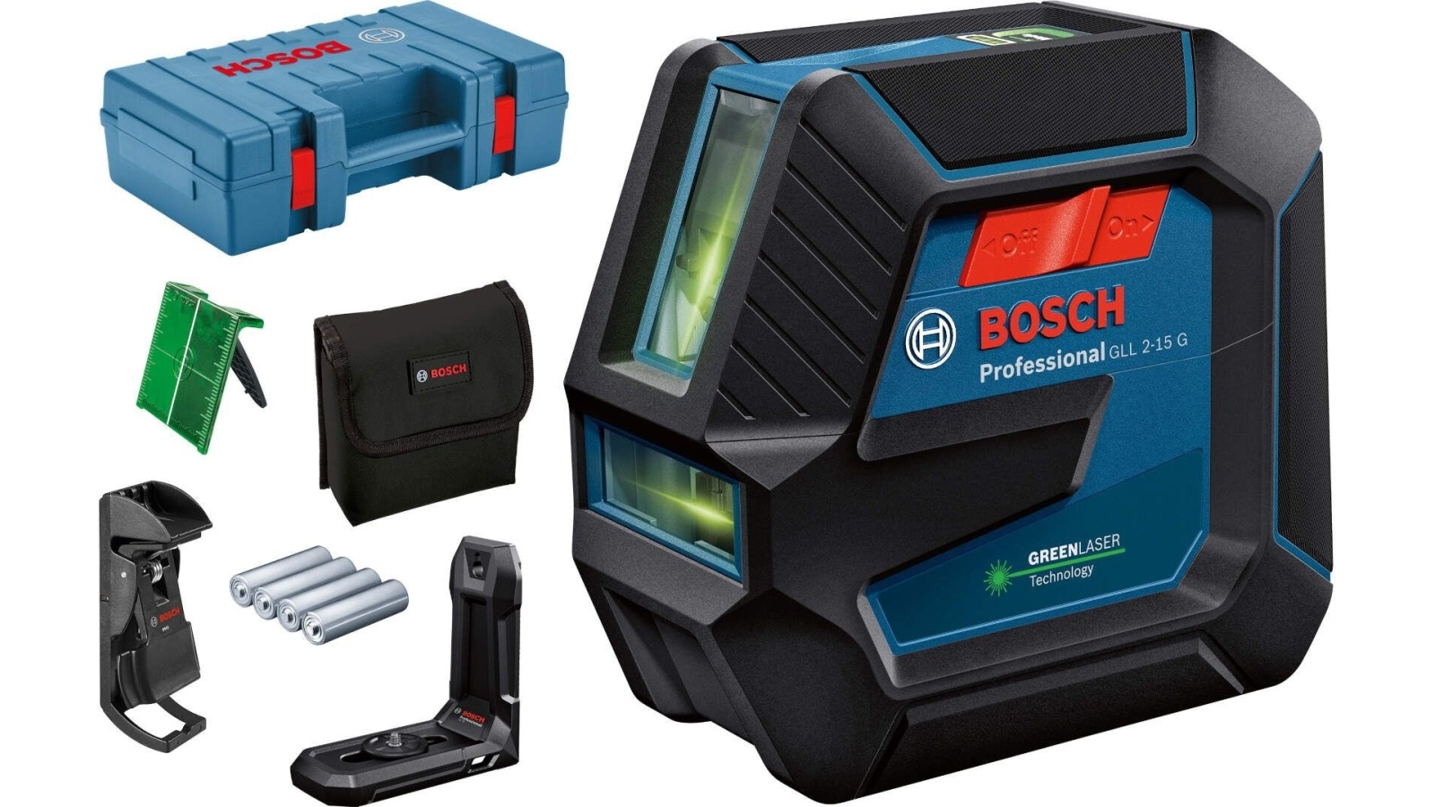 BOSCH GLL 2-15 G 0601063W02 linijski laser - Cene i akcije
