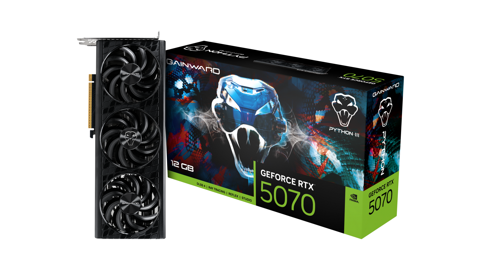 GAINWARD nVidia GeForce RTX 5070 Python III 12GB GDDR7 192-bit grafička ...