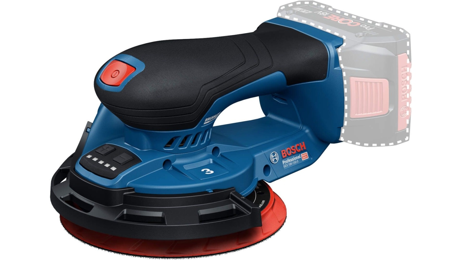 BOSCH GEX 18V-150-3 Solo 0601372904 aku ekscentrična brusilica - Cene i akcije