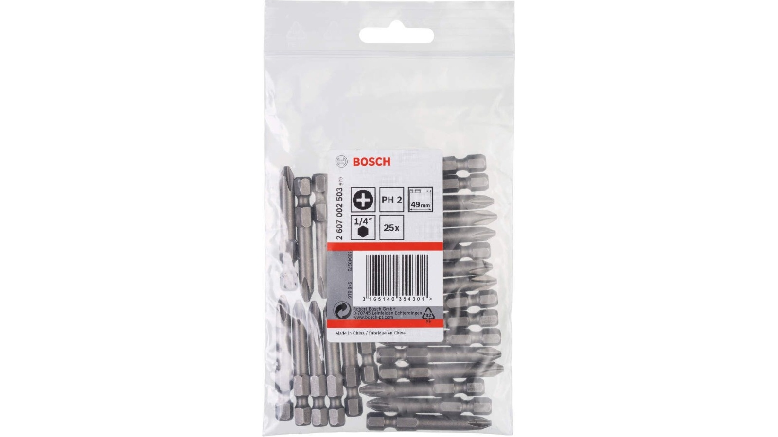 BOSCH PH 2 49 mm 2607002503 set bitova 25 kom - Cene i akcije