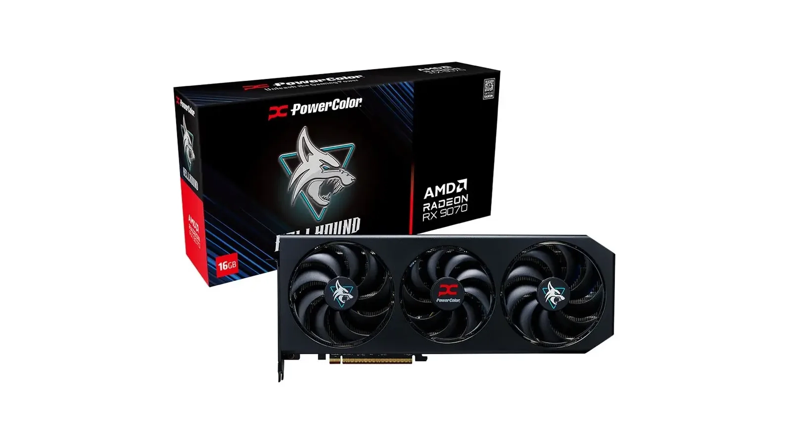 PowerColor AMD Radeon RX 9070 Hellhound 16GB GDDR6 256-bit grafička ...