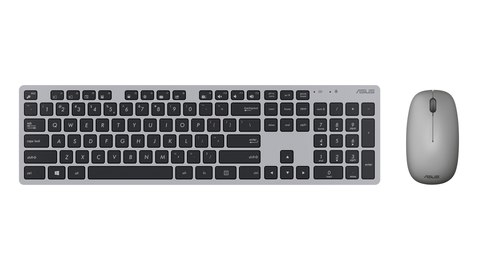 ASUS set bežični miš i tastatura W5000 sivi - Cene i akcije