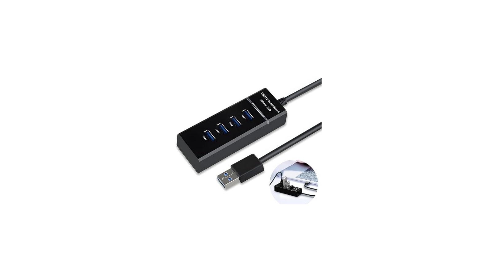 STARS SOLUTIONS USB Hub 4-in-1 (USB 3.0) crni - Cene i akcije