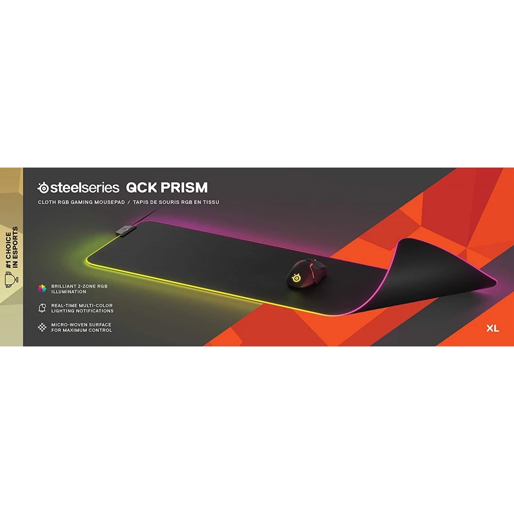 SteelSeries podloga za miša QcK Prism Cloth XL - Cene i Akcije - Tehnoteka